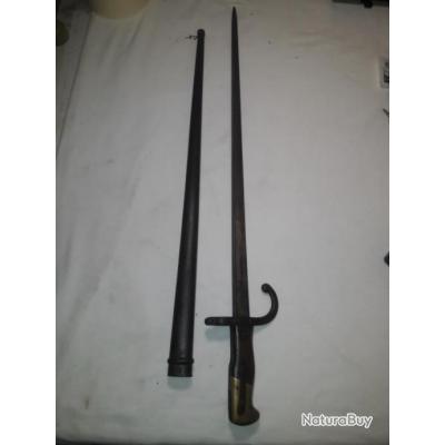 BAILLONETTE POUR FUSIL GRAS ST ETIENNE 1877 - Baïonnettes (11346273)