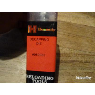 Hornady Decapping die ref 050085 (désamorceur universel) - Tiges et ...