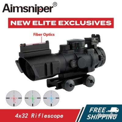 AIMSNIPER VISEUR TACTIQUE RETICULE LUMINEUX 4x32 PAIEMENT EN 3 OU FOIS ...