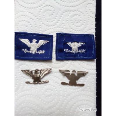 AUTHENTIQUE GRADES DE COLONEL US western - Insignes (11381182)