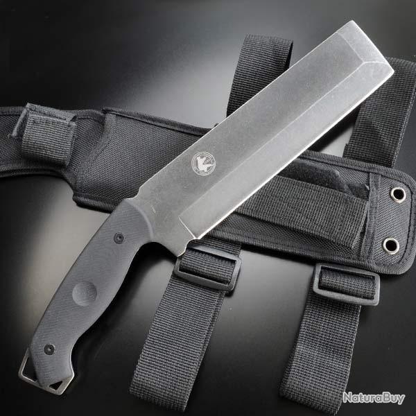 Couperet Machette Combat Ready Cuma Battle Cleaver Acier 5160 Manche G-10 Etui Tactical CBRCBC01 ...