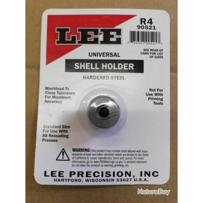 Shell holder lee 4 R4 N°4 pour 17rem, 222 rem, 223 rem, 32 long colt ...