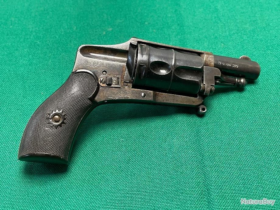 RÉVOLVER VÉLODOG hammerless EN 6 MM MANUFACTURE ROYALE DE LIÈGE 19 ÈME ...