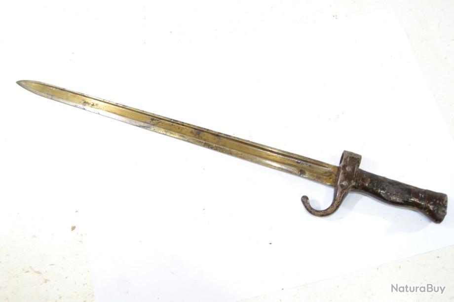Baionnette berthier mousqueton 1892 mauvais état. France WW1. Sans ...