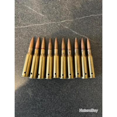 Lot de 10 cartouche neutralisée 7,62x54r mosin nagant dragunov ...