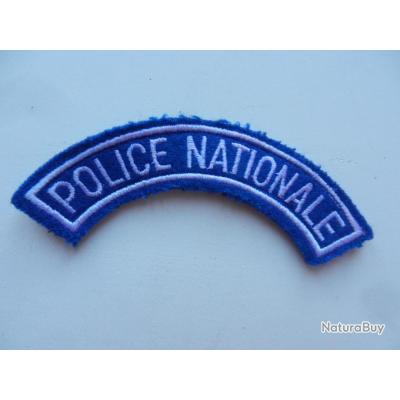 Insigne banane - badge d'épaule Police Nationale brodé - Insignes ...