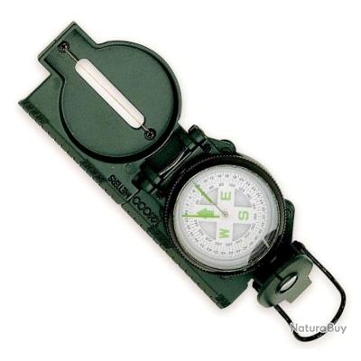 Boussole "Ranger" métal gris/vert [Herbertz] - Kits de survie (11409378)