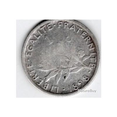 1 franc argent 1898 - Monnaies (11439751)