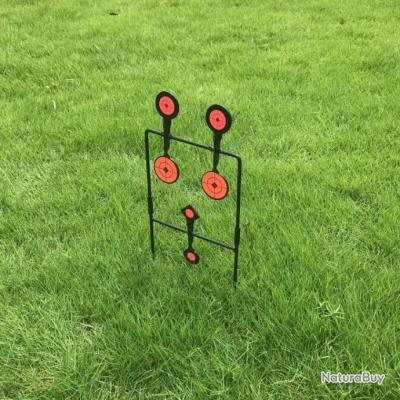 Cible de tir rotatif en métal 6 cibles entraînement au tir b - Cibles ...