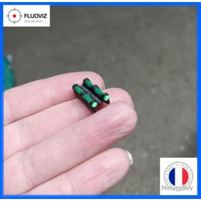 Hausse fibre optique fluo pour bande de 8mm (viseur, aide à la visée ...