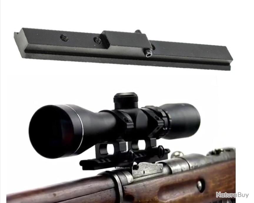 Rail picatinny pour montage d'optique/ lunette sur mosin nagant - Rails ...