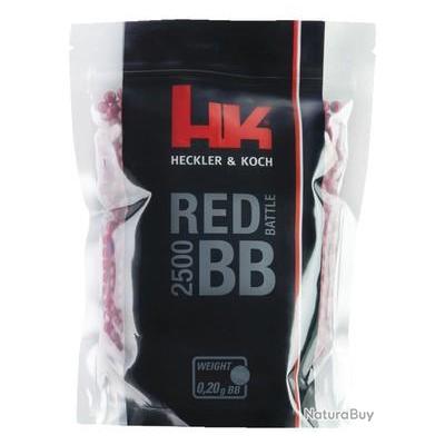 Sachet de 2500 Billes Plastiques Heckler & Koch Red CAL. 6mm 0,20G ...