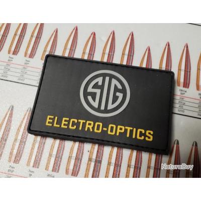 Patch velcro 3D PVC "SIG Electro-Oprics" - Patchs et écussons tactiques et sécurité (11502469)