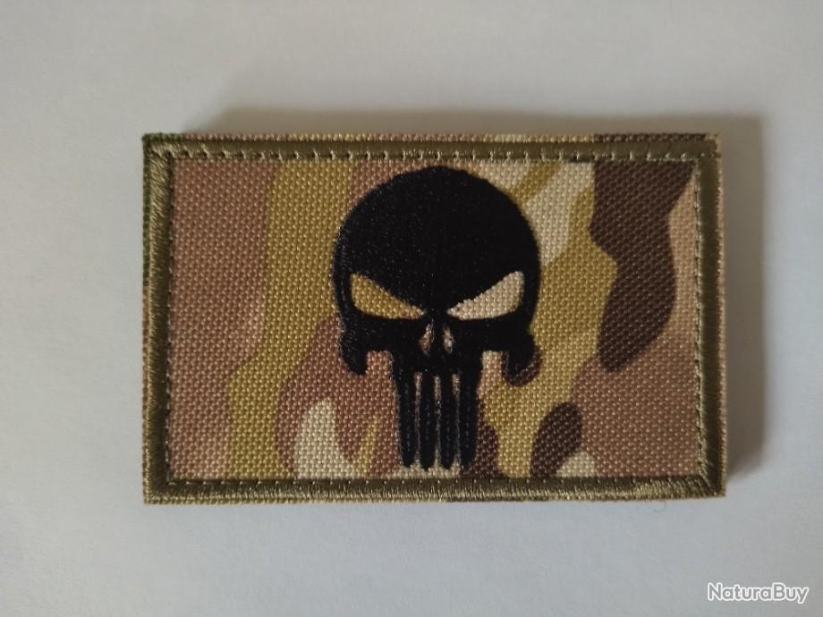 Patch/Ecusson Punisher treillis militaire velcro - Patchs et écussons tactiques et sécurité ...