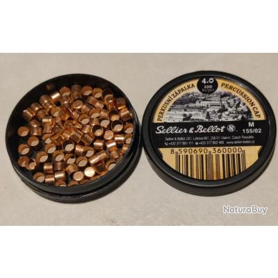 100 Amorce cellier et Bellot 4.0 - Amorces poudre noire (11507113)