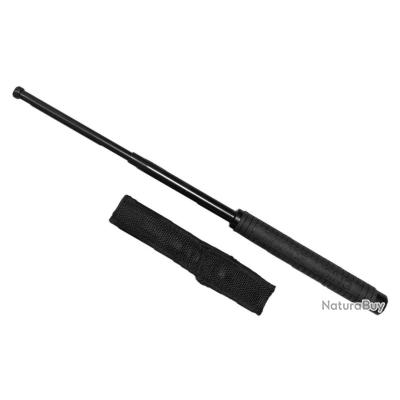 Matraque télescopique acier POLICE 21cm - Matraque téléscopique (11508213)