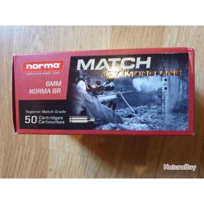 6mm BR Norma diamond line 105gr berger - boite 50 - Balles autres calibres (11508364)