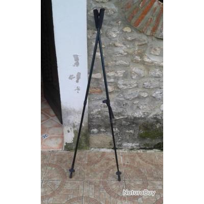 Canne de pirsch Téléscopique bipode neuve avec housse de transport ...