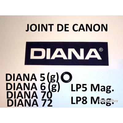 Joint canon DIANA 6 DIANA 5 DIANA 60 DIANA 70 DIANA 72 LP5 MAG LP8 MAG - air comprimé (b11606 ...