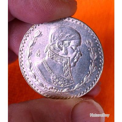 UN TRES BEAU PESO MEXICAIN ARGENT -100/000 DE PLACAGE - 1967 -TRANCHE ...