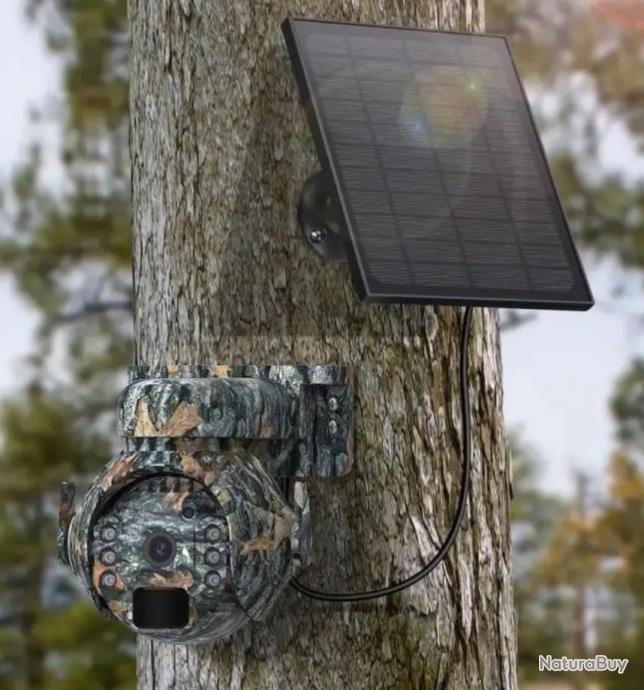 TOP ...CAMERA DE CHASSE 4G SOLAIRE, PILOTAGE A DISTANCE 360°, VISION ...