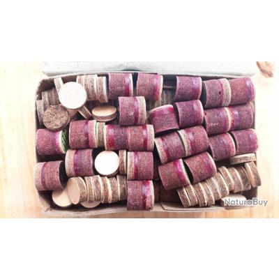 Bourre grasse et séche cal 16 douille carton pour rechargement ...