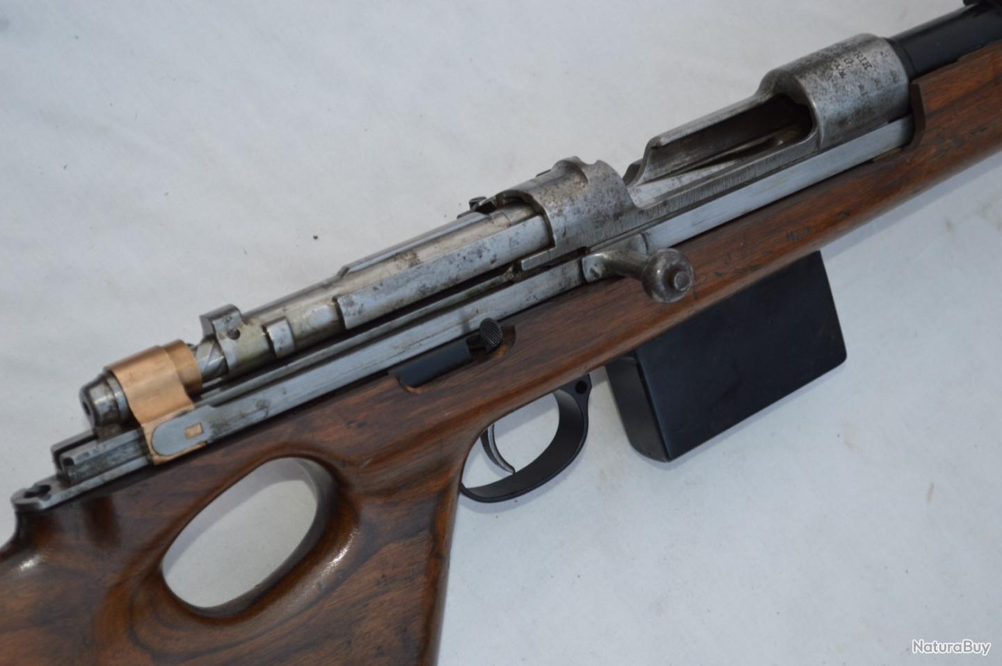 PROTOTYPE FSA G98 MAUSER GEWEHR 1898 CONVERSION 98 G FUSIL SEMI AUTO par SNABB 1938 3 COUPS ...