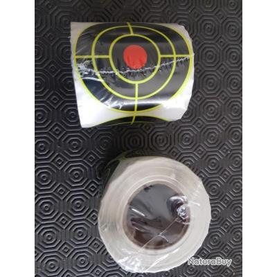 Cibles autocollantes reflechissantes x 200 - Cibles papiers (12488043)