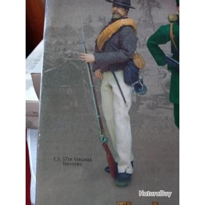 Figurine de soldat Confédéré C.S. 57th Virginia Infantry Infantry ...