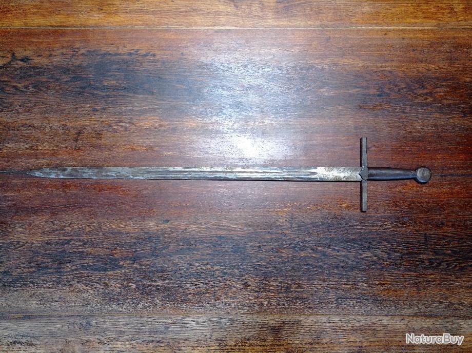 Epée à 1 main de style médiévale - fabrication ancienne 19e - BE ...