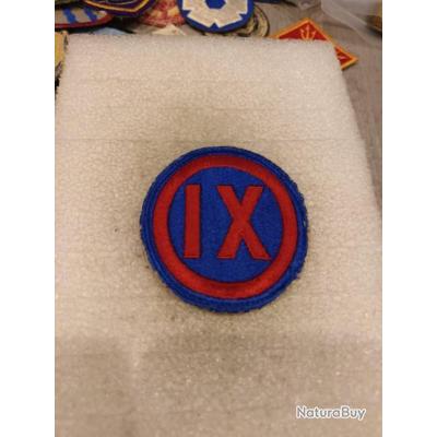 Patch armée us 9th ARMY CORPS ww2 original - Insignes en tissu - Patchs ...