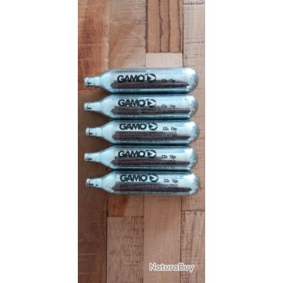 5 sparclettes, cartouches CO2 de 12g "GAMO" - Cartouches et sparclettes ...