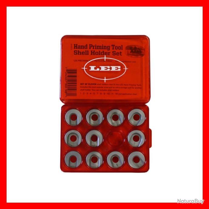 LEE PRECISION - KIT DE 11 SHELL HOLDERS (SUPPORT DE DOUILLE) AUTO-PRIME ...