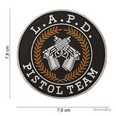 Patch 3D PVC LAPD pistol team avec velcro | 101 Inc (0001 0828 ...
