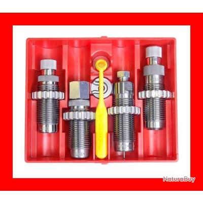 JEUX DE 4 OUTILS CARBURE RECHARGEMENT ARMES DE POING - LEE PRECISION ...