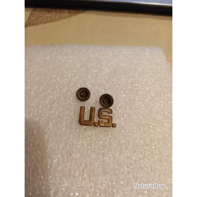 Collars officier armee us US à vis ww2 ORIGINAL - Insignes de beret ...