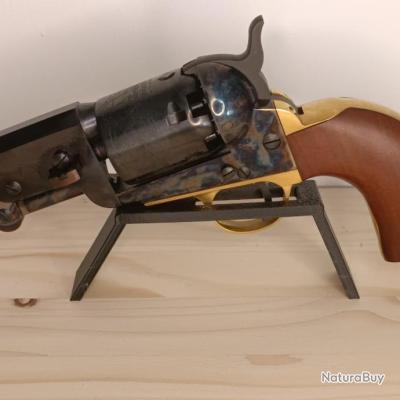 Lot de 4 Présentoir/Support pour revolver poudre noir - Pièces ...