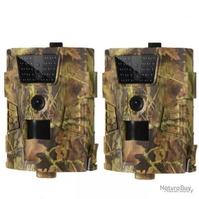 2 CAMÉRAS DE CHASSE CAMOUFLAGE - DÉTECTEUR DE MOUVEMENT 1080P PHOTOS ...