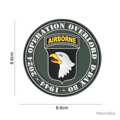 Patch 3D PVC D-Day 80 ans 101st Airborne - Insignes en tissu - Patchs (11697810)