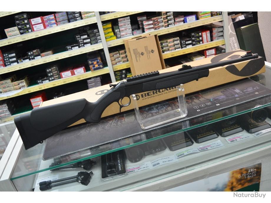 CARABINE KIPPLAUF BERGARA BA13TD NOIR CALIBRE 243 WIN AVEC ORGANES DE ...