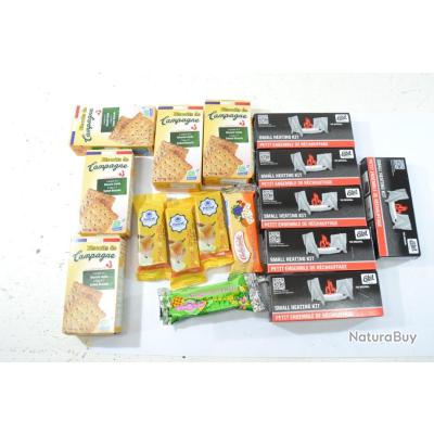 Lot aliments de ration militaire + réchauds (kit rechaud). Camping ...