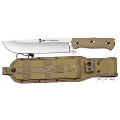 Couteau de combat K25 G10 coyote - Couteaux tactiques et de combats ...