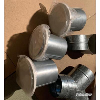 Kit air chaud neuf 3 buses + 1 T + 1 raccord extraction d air l2 ...