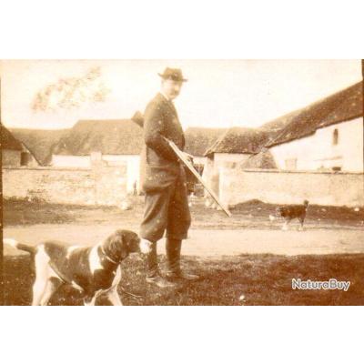 3/ PHOTO CHASSE vers 1880/1900 / Chasseur avec son fusil 3/ PHOTO CHASSE Vers 1880/1900 ...