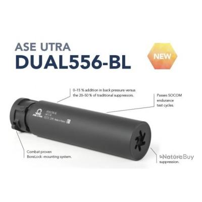 ASE UTRA DUAL 5,56 Noir Borelock - Silencieux et modérateurs de son ...