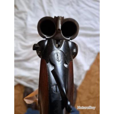 Fusil atypique juxtapose calibre 12 chambré 65 de l artisan stephanois ...