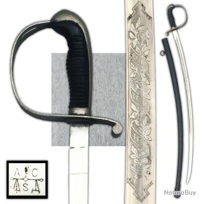 SUPERBE & RARE SABRE D'OFFICIER BAVAROIS, LAME GRAVÉE : '' IN TREUE ...