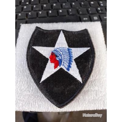 Patch armée us 2nd INFANTRY DIVISION indian head original - Insignes en ...