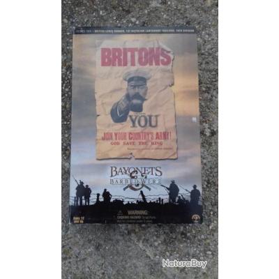 Figurine 1/6 eme British Lewis Gunner - Bayonets and Barbed Wire ...