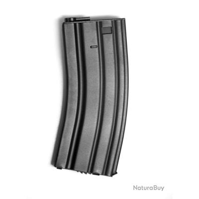 Chargeur pour AEG M4/AR15/M16/HK416 métal Hi-Cap 300 billes noir DELTA ...